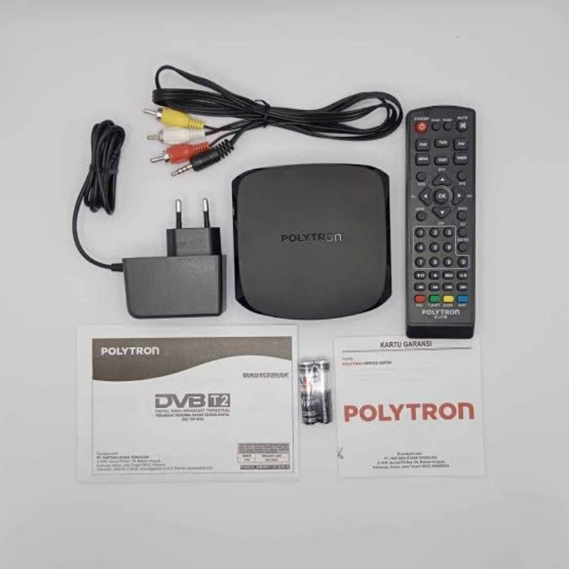 Jual SET TOP BOX TV DIGITAL DVB T2 POLYTRON PDV 600T2,PDV 610T2 PDV ...