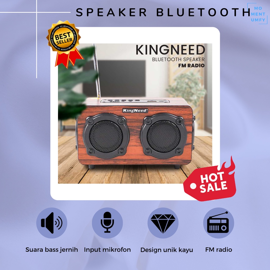 Jual Kingneed Wireless Bluetooth Pengeras Suara Audio Home Theater ...