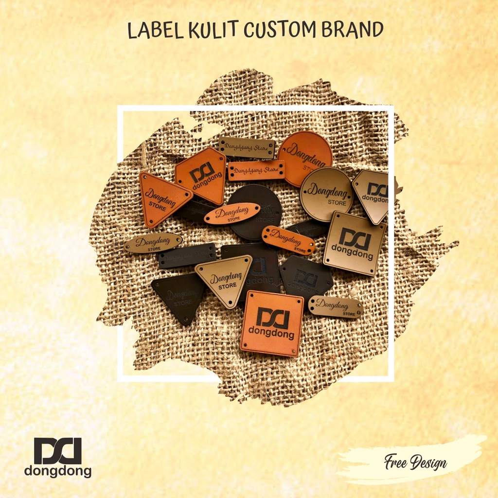 Jual Label Kulit Custom Brand . Label Jeans . Label Tas Rajut . Label ...