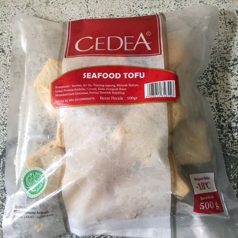 Jual CEDEA SEAFOOD TOFU / 500GR | Shopee Indonesia