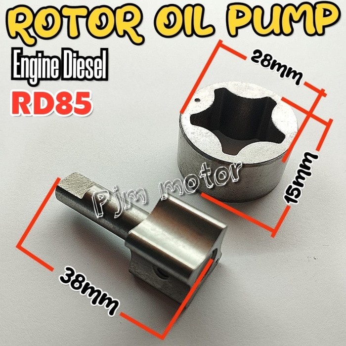 Jual RD85 Rotor Oli Isi pompa oli mesin diesel kubota RD75 belimbing ...