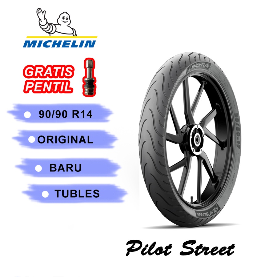 Jual Ban Motor Matic Michelin Pilot Street 90/90 R14 cocok untuk Motor ...
