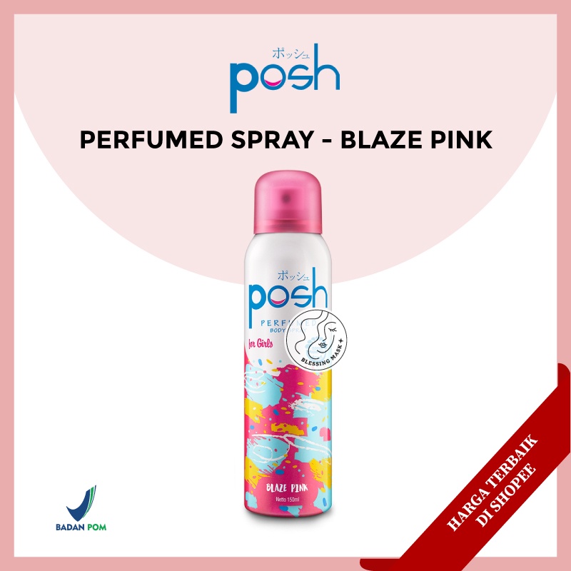 Jual Posh Body Spray 150ml Men / Girls Perfumed Pria Wanita Body Spray ...