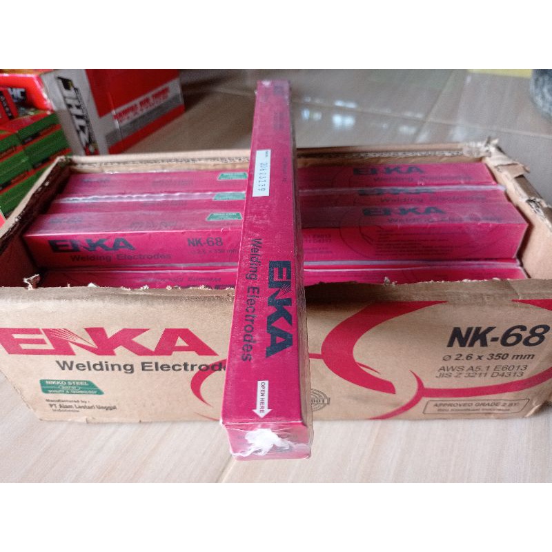 Jual KAWAT LAS ELEKTRODA ENKA 2,6MM 1KG | Shopee Indonesia