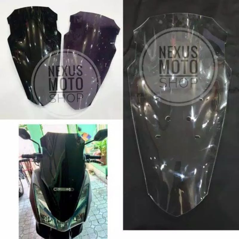 Jual windshield lexi visor lexi windshield lexi visor lexi panjang ...