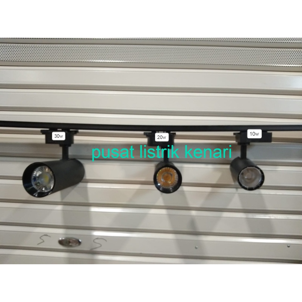 Jual lampu sorot rell track 10w 20w 30w spotlight rell 10w 20w 30w ...