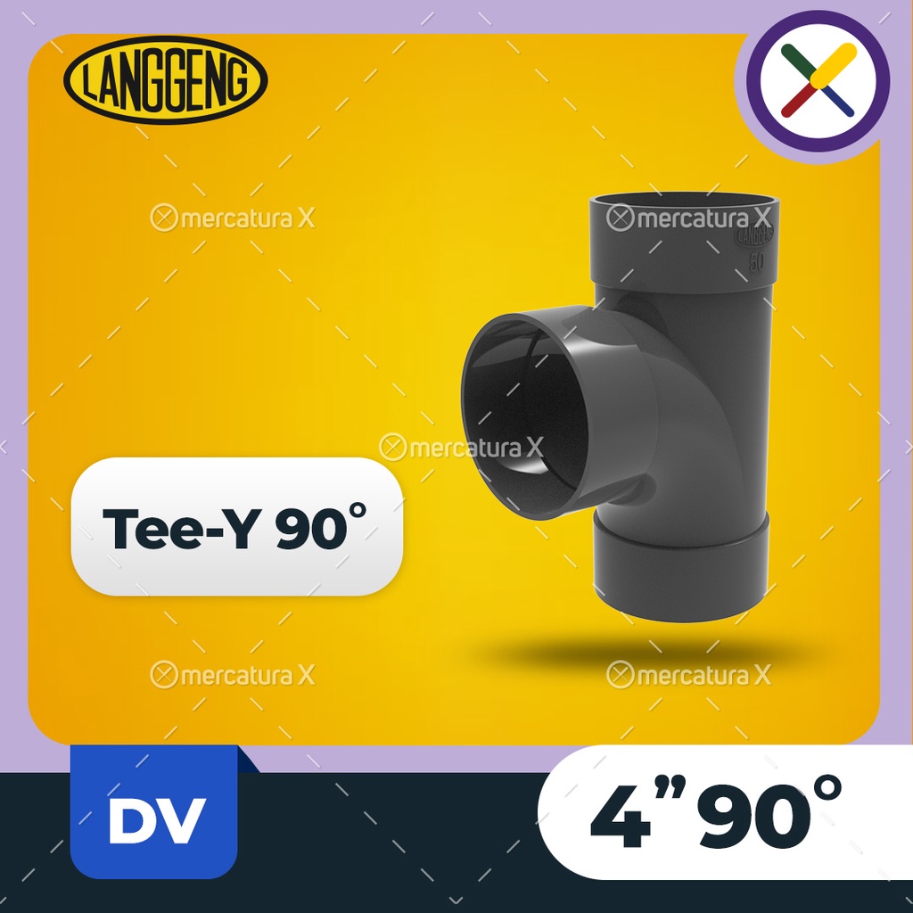 Jual Tee Y 90 - DV 4"x90 - Fitting PVC | Shopee Indonesia