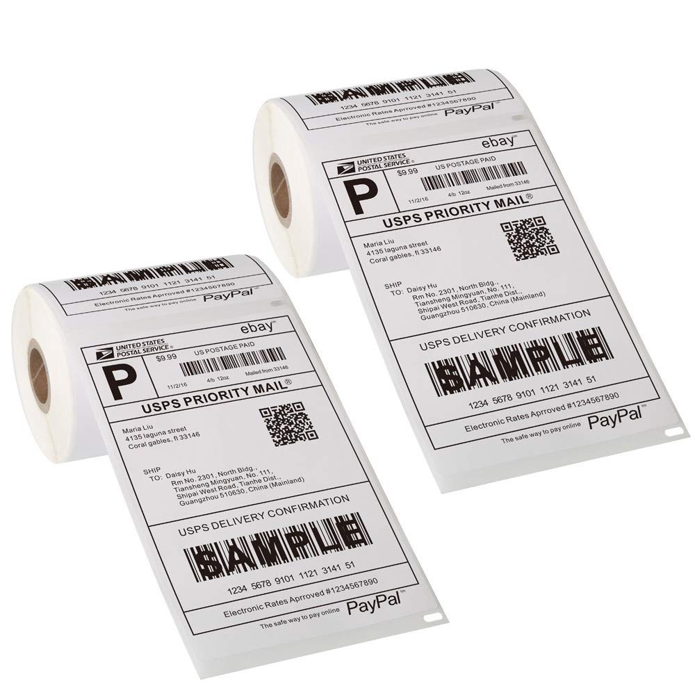 Jual Kertas Thermal Sticker Label Resi Barcode Ukuran 100 x 150 MM ...