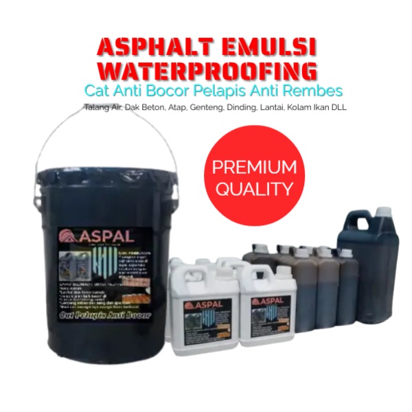 Jual aspal cair waterproof 20 kg cat pelapis anto bocor rembes retak ...