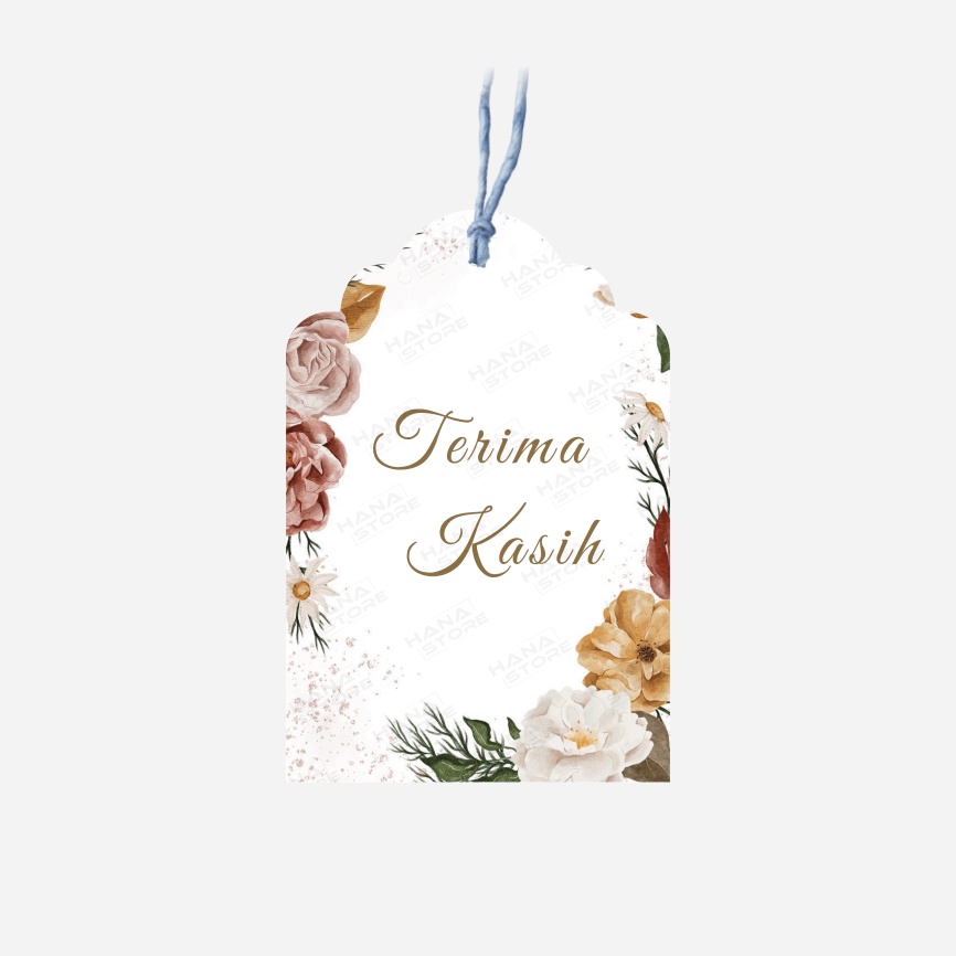 Jual Hangtag Thank You | Hangtag Terimakasih | Hang Tag Thankyou | Hang ...