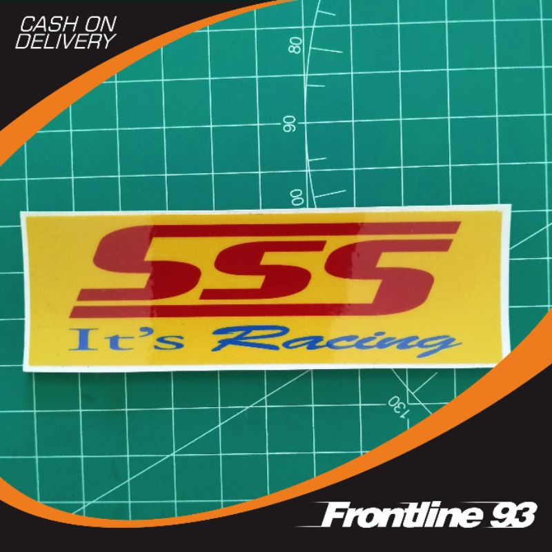 Jual Sticker Print n Cut SSS TRIPLE S laminasi glossy stiker racing ...