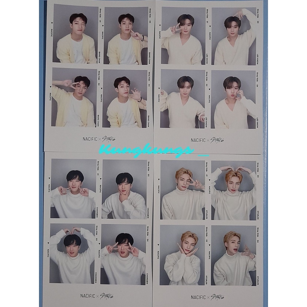 Jual Photobox 4 Cut Stray Kids Nacific Bangchan Lee Know Changbin ...