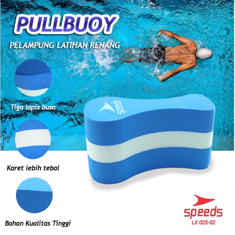 Jual SPEEDS Pelampung Renang Busa Gabus Jepit Paha Alat Bantu Renang ...