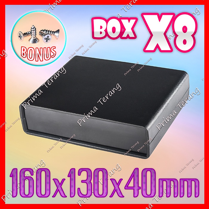 Jual Box Hitam X8 Kotak Plastik Casing Komponen Box Panel X-8 | Shopee ...