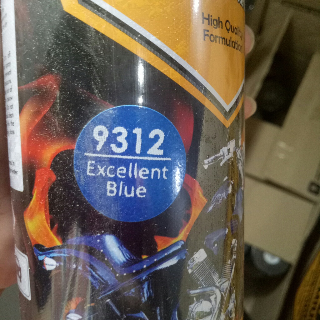 Jual cat semprot pilok pilox diton premium 400cc varian biru doff biru ...