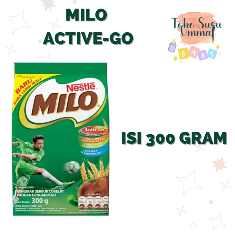 Jual MILO Active Go 300 gram Milo Active Go Pouch 800 gram | Shopee ...
