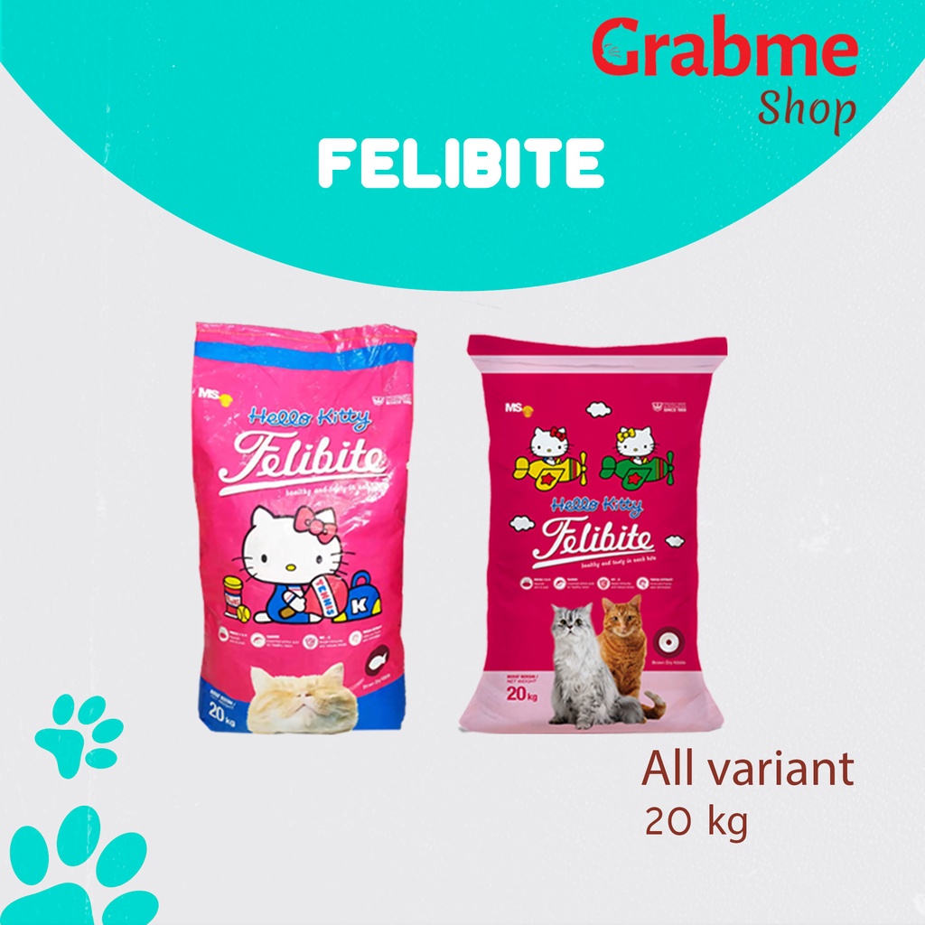 Jual Makanan Kucing Felibite Hello kitty 20kg Kemasan dalam Freshpack ...