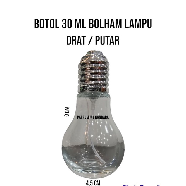 Jual BOTOL BOLHAM LAMPU 30 ML DRAT / PUTAR | Shopee Indonesia