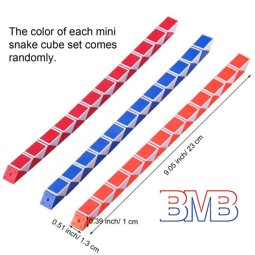 Jual N22 WARNA ACAK Magic Ruler Snake Puzzle Cube Mainan Montesori ...
