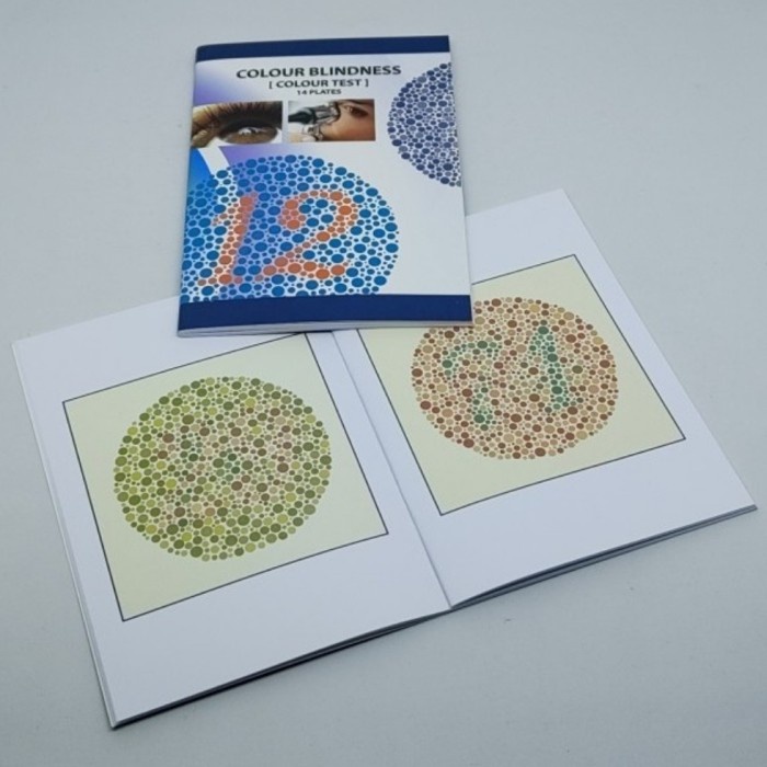 Jual Buku Buta Warna (Color Test) 14 Plates + Reading Chart | Shopee ...