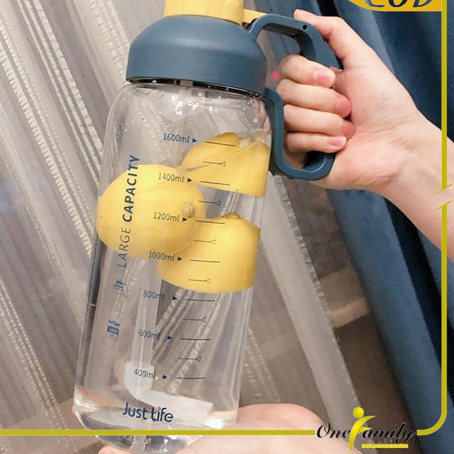 Jual Skuy Order ONE-C304 C305 Botol Minum Motivasi 2 Liter Food Grade / Botol Air Minum Jumbo ...