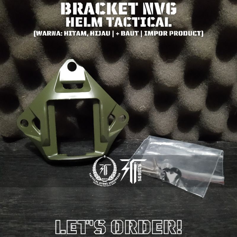 Jual Bracket Shroud Mounting NVG Besi untuk Helm Tactical Hijau Impor ...