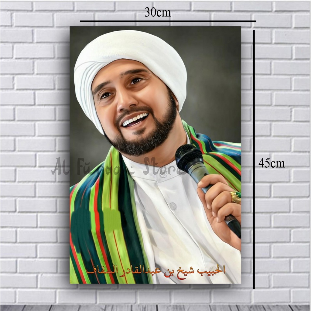 Jual POSTER HABIB SYECH BIN ABDUL QODIR ASSEGAF / FOTO HABIB SYECH BIN ABDUL QODIR ASSEGA ...