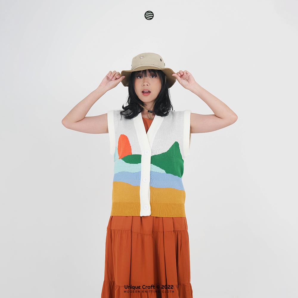 Jual Vest Rajut - Rompi Rajut Wanita - Nature Art Premium Vest by ...