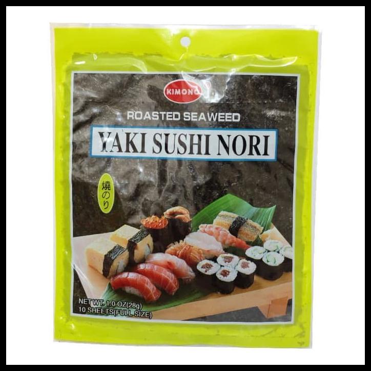 Jual Kimono Roasted Sheweed Yaki Sushi Nori [28 Gr] | Shopee Indonesia