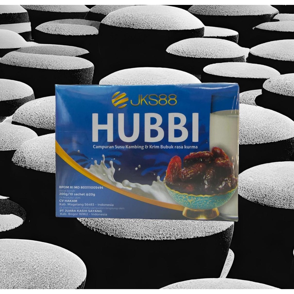 Jual hubbi jks88 susu kambing rasa kurma murah 1 box @10 sachet / bisa ...