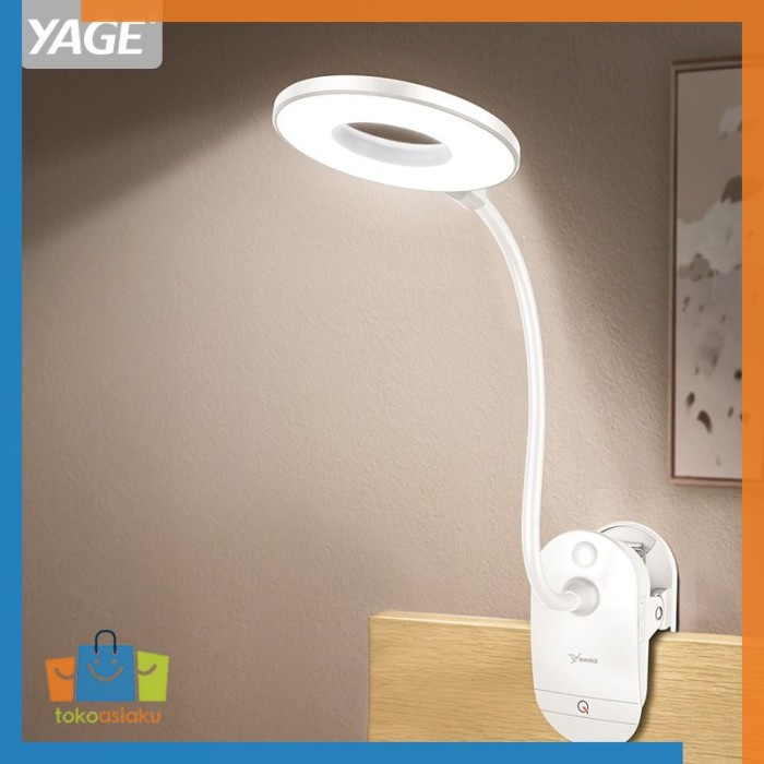 Jual Lampu Meja Belajar LED Jepit Model Lingkaran Lampu Ring Yege ...