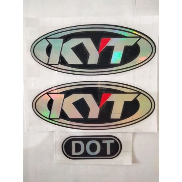 Jual stiker logo helm KYT hologram | Shopee Indonesia
