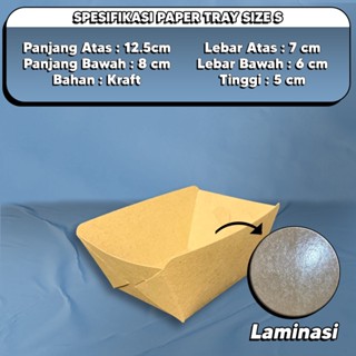 Jual Paper Tray l Nampan Kertas l Tray Paper Bahan Kraft Small Food ...