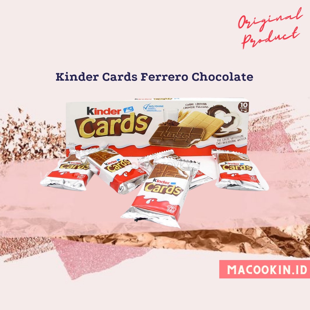 Jual Kinder Cards Chocolate Import coklat kinderjoy Original | Shopee ...