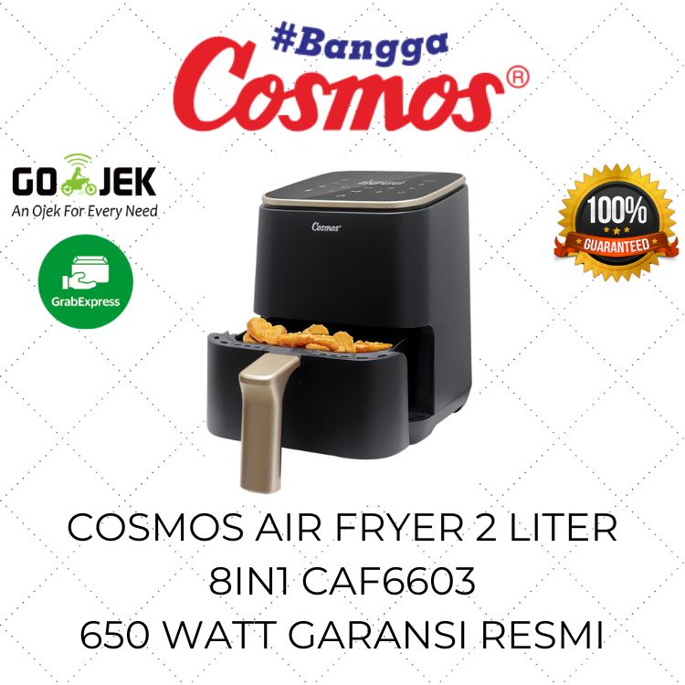 Jual Cosmos Air Fryer Low Watt CAF6603 2 Liter 8in1 / Penggorengan ...