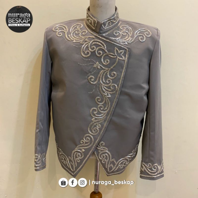 Jual beskap sikep / beskap pengantin / beskap jawa / beskap bapak bahan ...