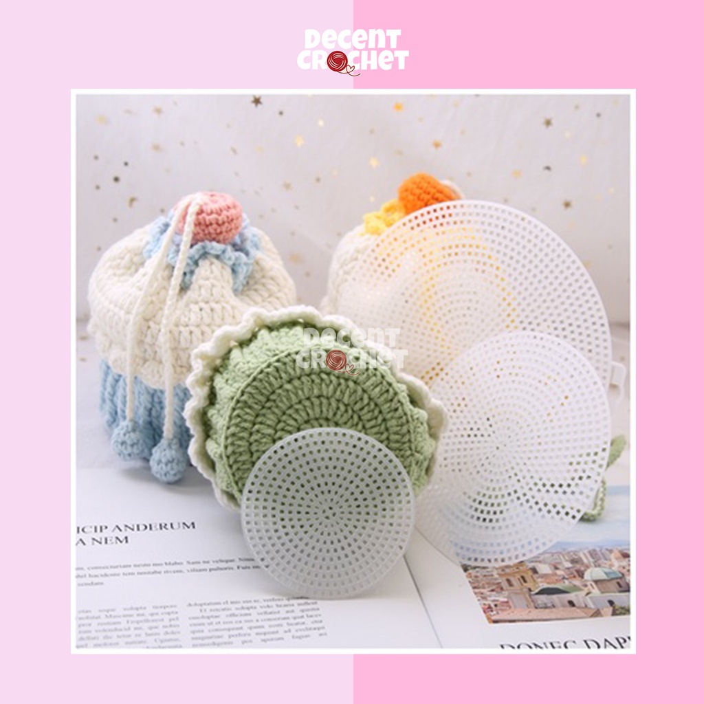 Jual Decent Crochet - Kanvas Plastik / Plastic Canvas Clutch / Jaring ...