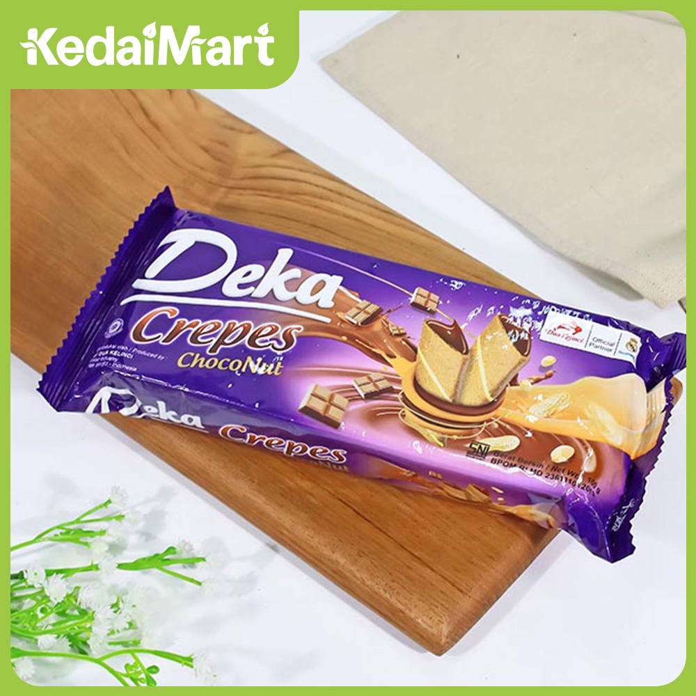 Jual Deka Crepes Rasa Choco Nut 100 Gram | Shopee Indonesia