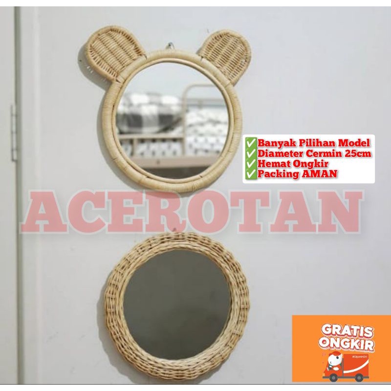 Jual CERMIN RIAS ROTAN/DEKORASI CERMIN HIAS ROTAN KARAKTER | Shopee ...