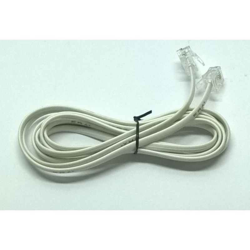 Jual Kabel Telepon RJ 11 / Telephone Line Cable 2 Meter 5 Meter 10 ...