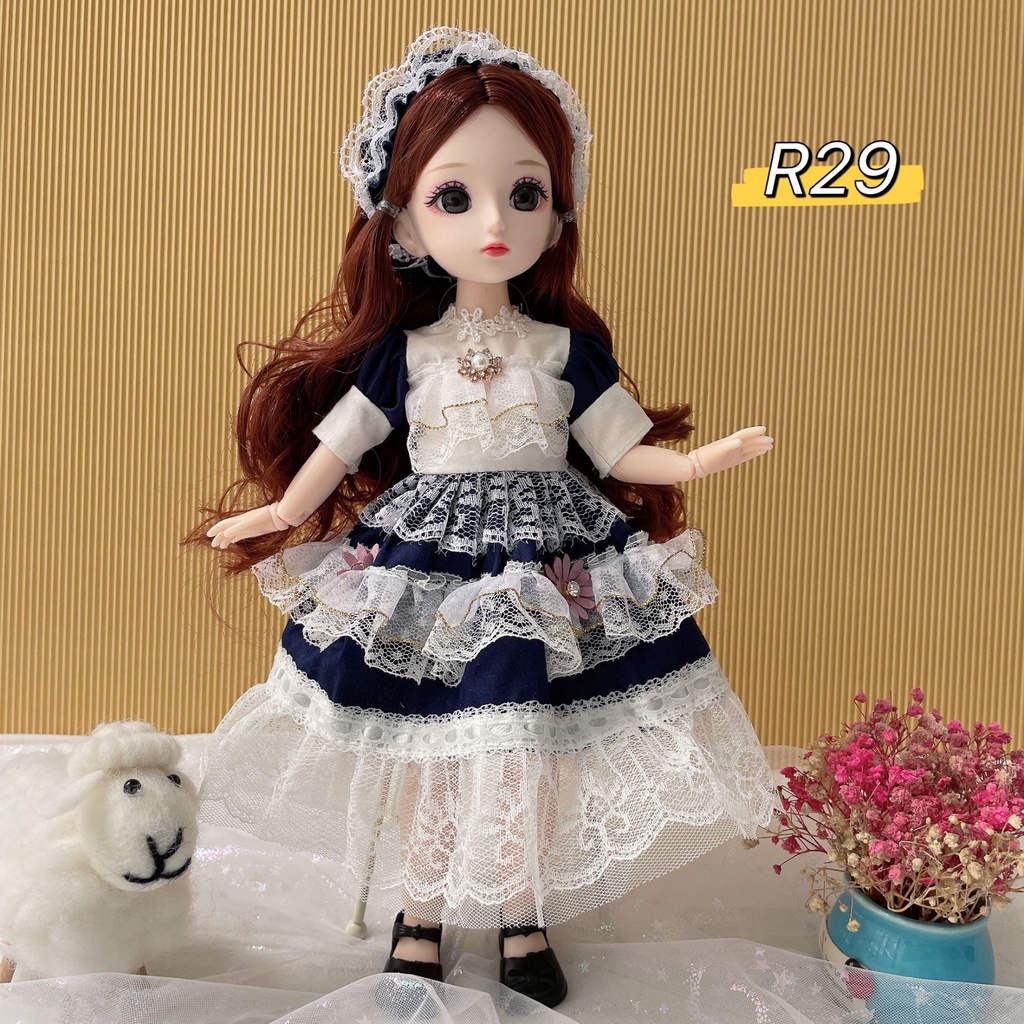 Jual Mainan Anak Boneka BJD Doll 30cm Cute DIY Girls Gift Princess ...