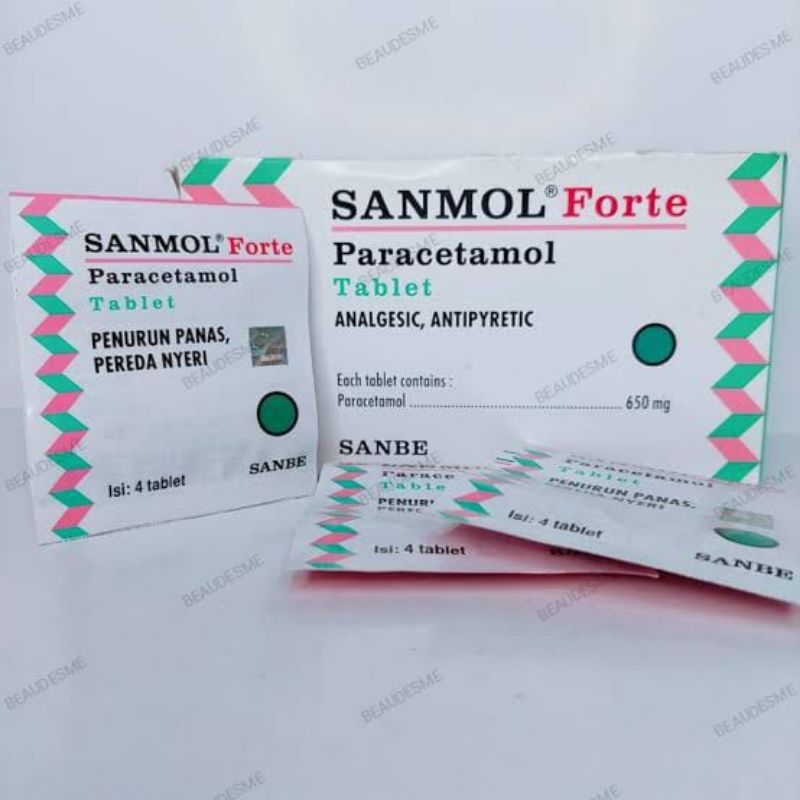 Jual sanmol forte tablet/sakit kepala /demam | Shopee Indonesia