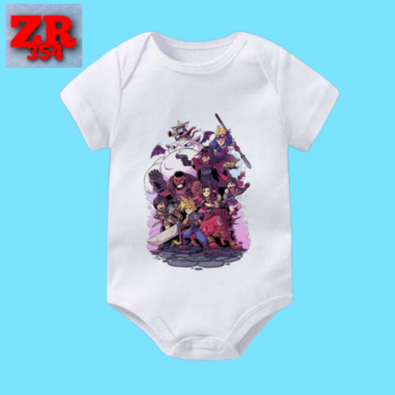 Jual JUMPER BAYI FINAL FANTASY VII KAOS GAME PLAYSTATION PS BAJU BAYI ...