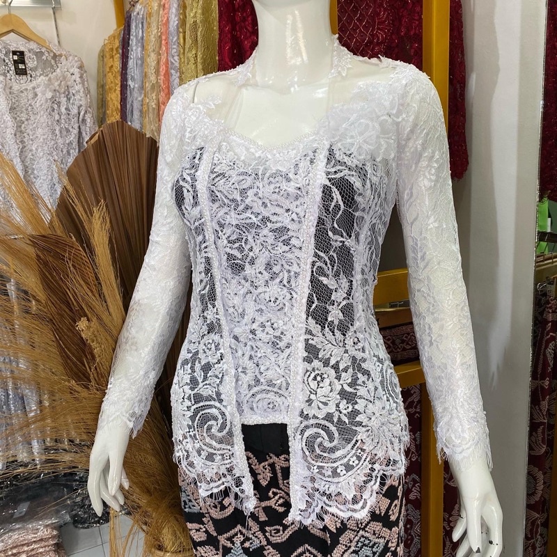 Jual Kebaya Modifikasi Payet | Kebaya Full Payet Tepi Bunga | Kebaya ...