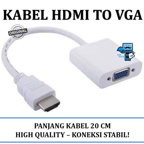 Jual CONVERTER HDMI TO VGA / KABEL HDMI TO VGA /HDMI TO VGA | Shopee Indonesia
