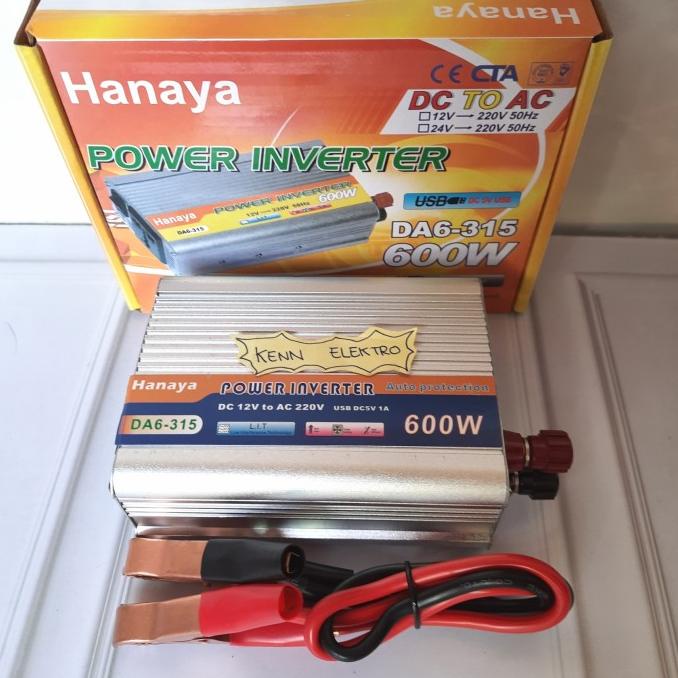 Jual power inverter 600 watt hanaya | Shopee Indonesia