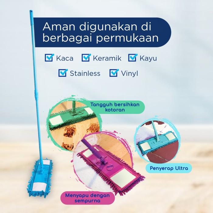 Jual Floorwiz Eco Fibre Mop - Alat Pembersih Lantai Serba Guna Best Seller | Shopee Indonesia