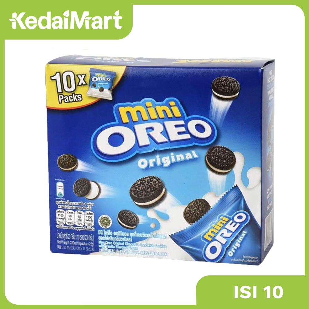 Jual Oreo Mini Original Pack Isi 10 x 23 Gram | Shopee Indonesia