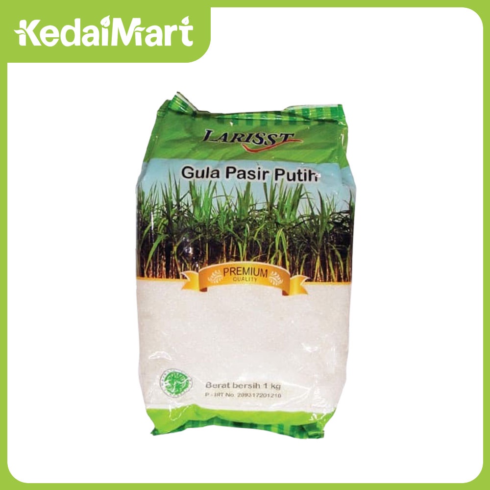 Jual Larisst Gula Pasir Premium Putih 1 Kg | Shopee Indonesia