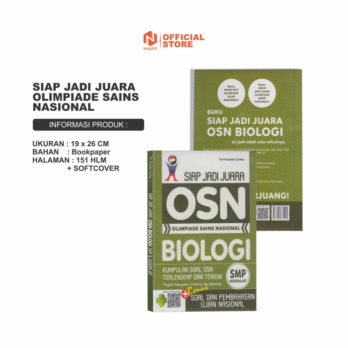 Jual BUKU OLIMPIADE OSN MATEMTIKA SMA OSN MATEMATIKA IPS BIOLOGI FISIKA SMP | Shopee Indonesia